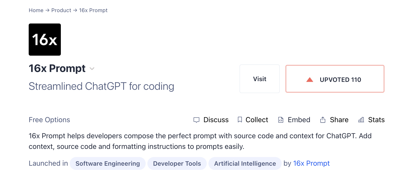 Product Hunt Rollercoaster: Launching 16x Prompt | 16x Engineer